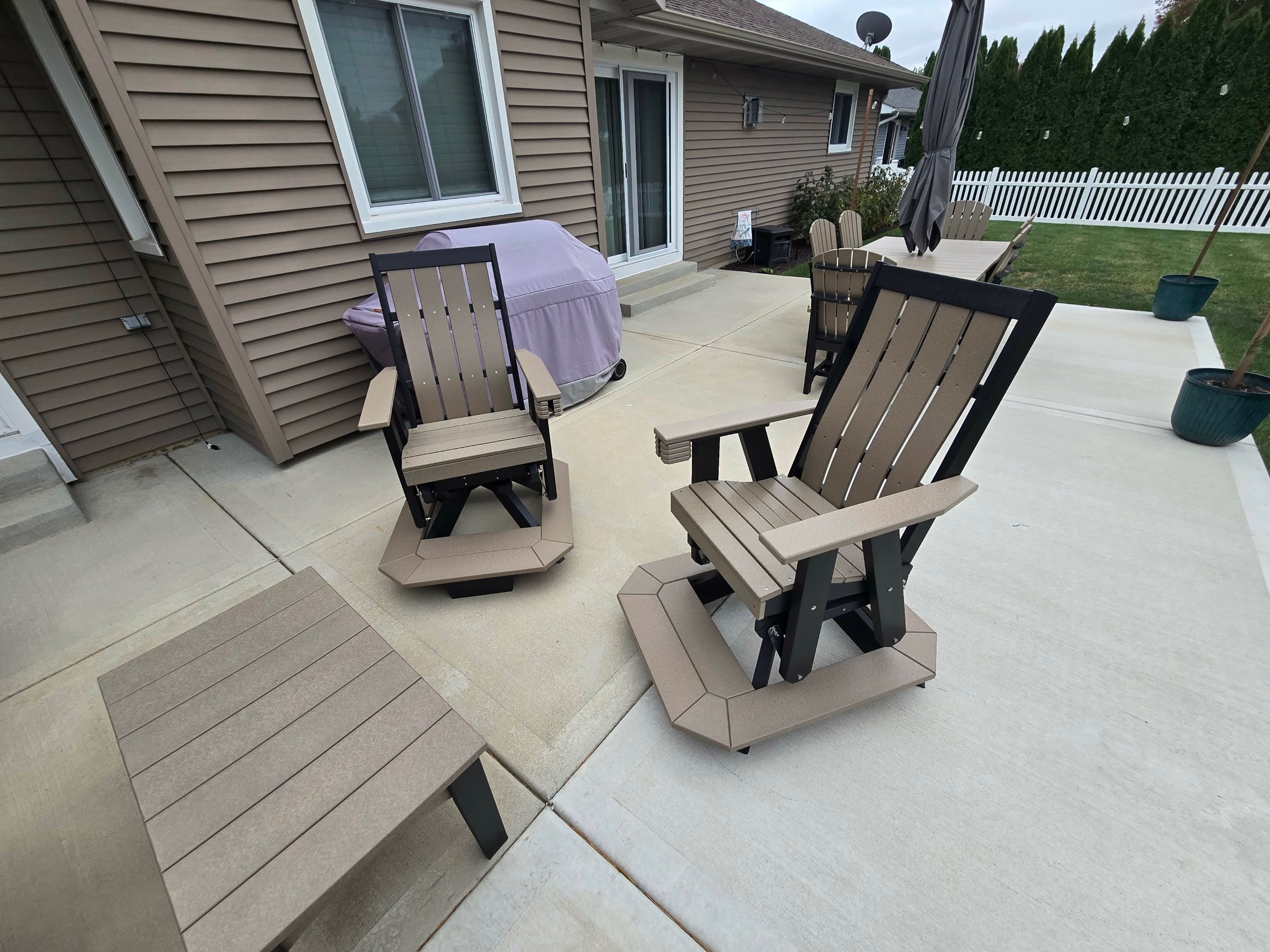 Cascade Balcony Swivel Glider – Two Shovels